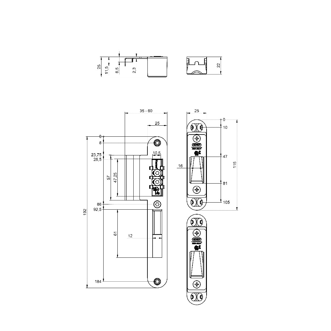 Nemef meerpuntssluiting 5040 | Nemef